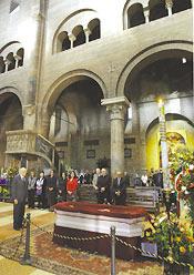 Pavarotti's funeral today