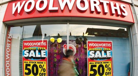 Woolworths to start closing down sale