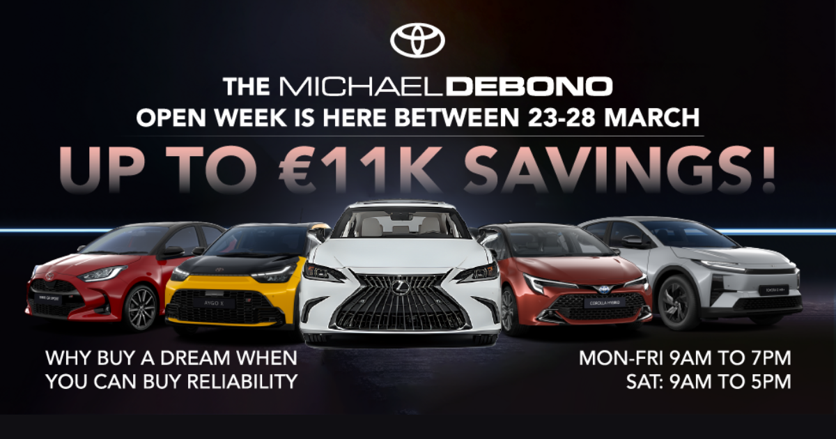 Up to €11,000 in savings during Toyota Open Week