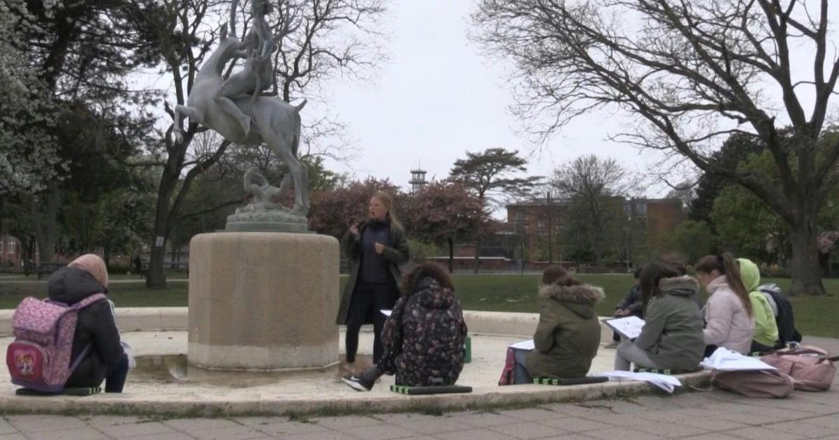Open-air classes for Denmark's students