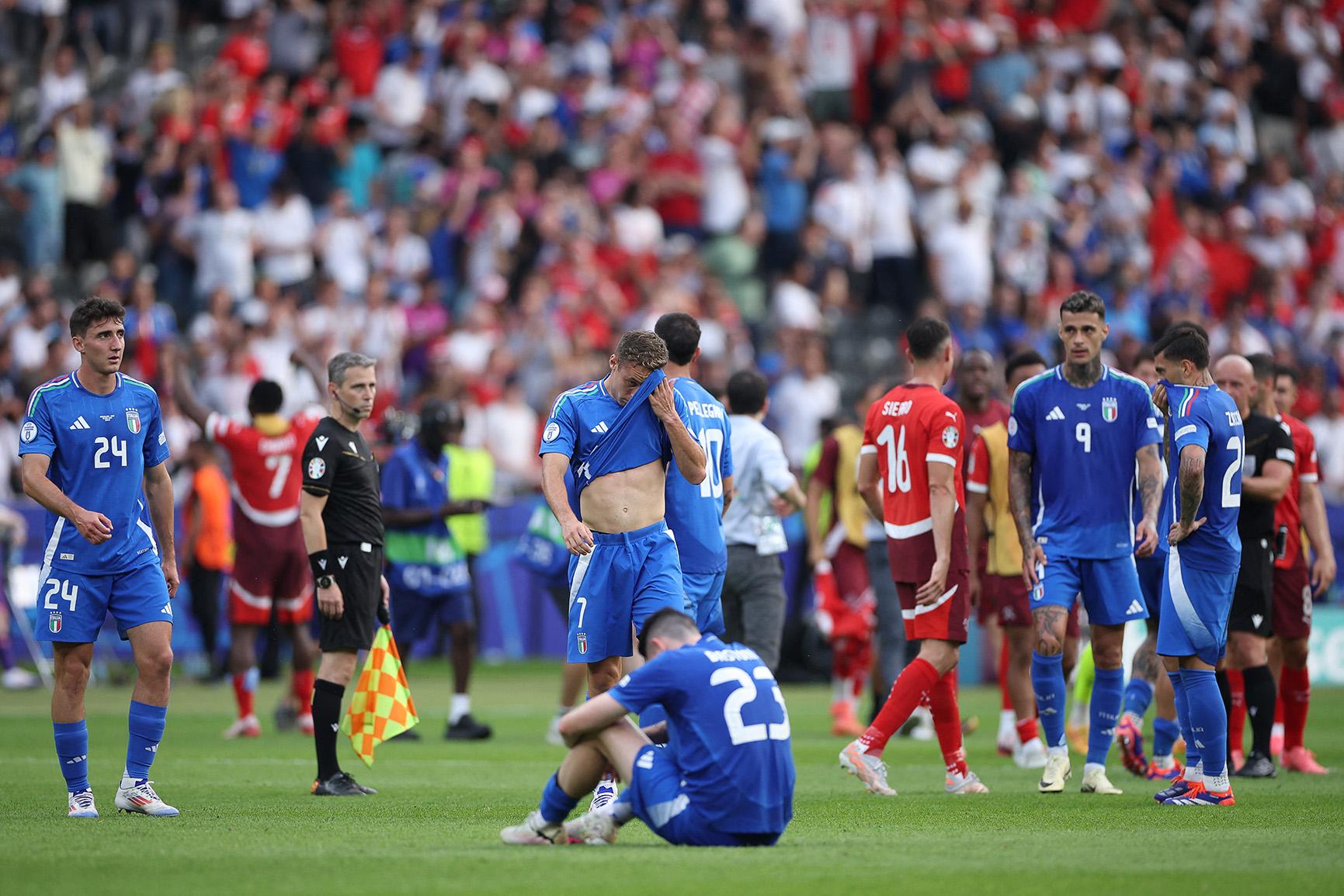 WATCH: Defending champions Italy knocked out of Euro 2024 by ...