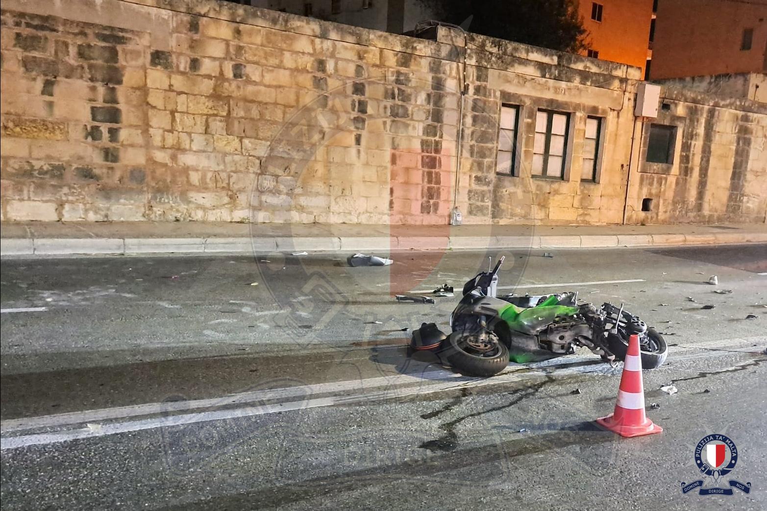 Motorcyclist dies in Lija accident