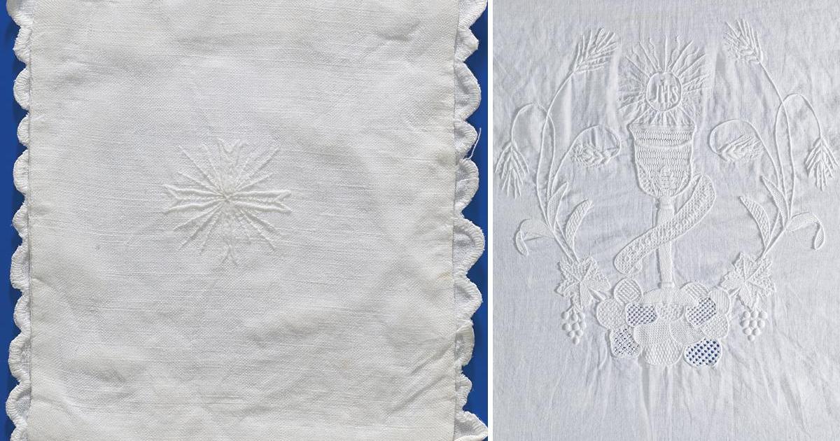 White embroidery: ‘a hidden work of art’