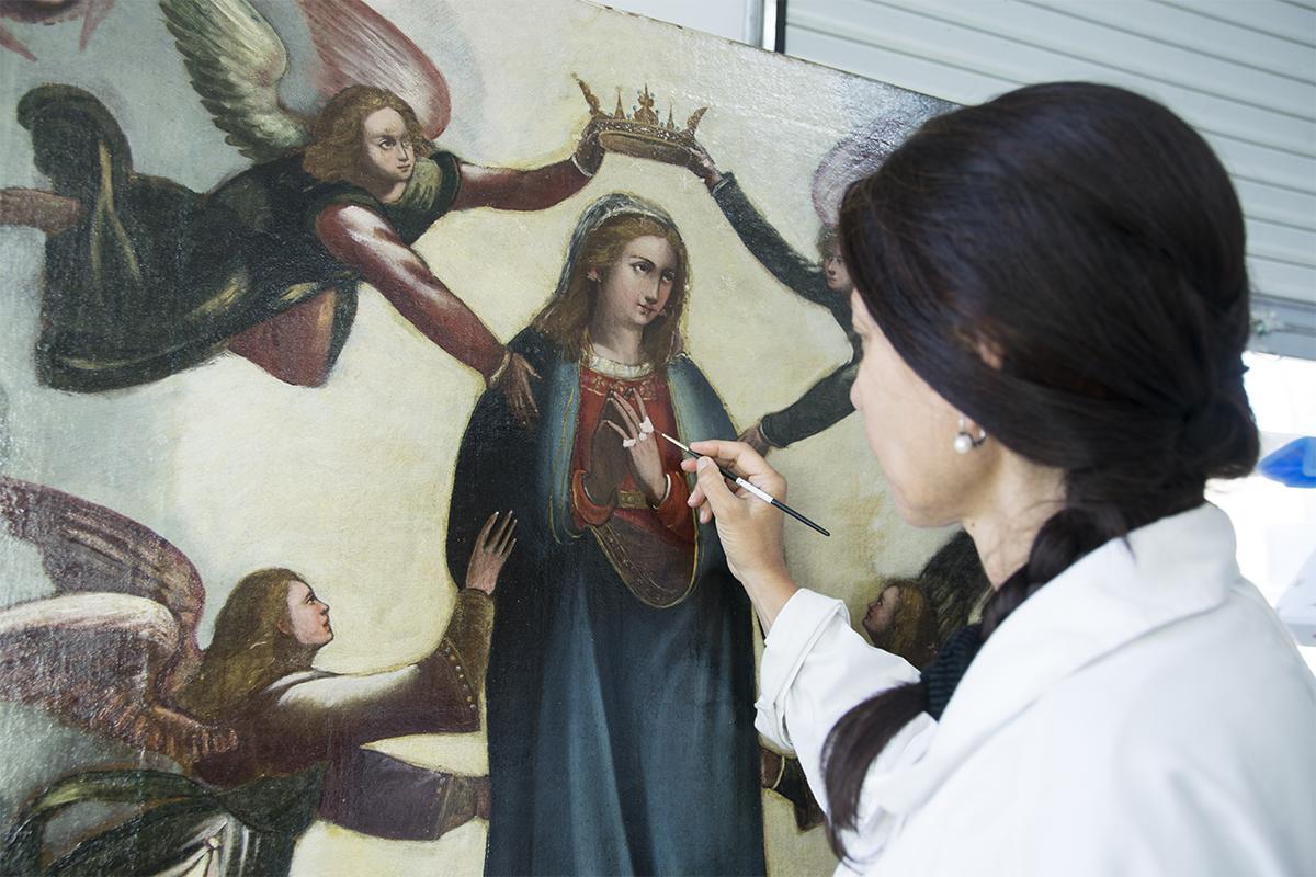 Conservation, restoration of Ta’ Pinu’s titular painting