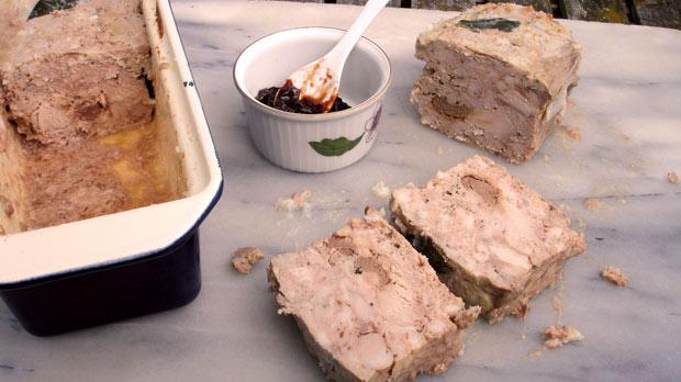 Rabbit and pork terrine