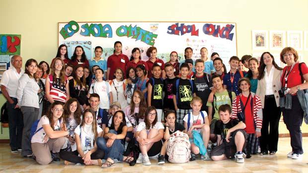 Italian students’ visit