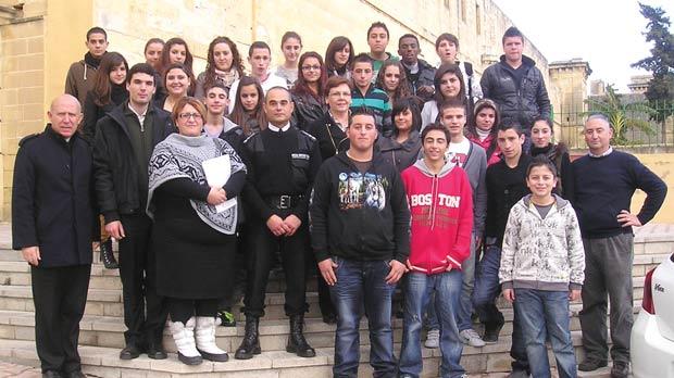 Youths visit Corradino Correctional Facility