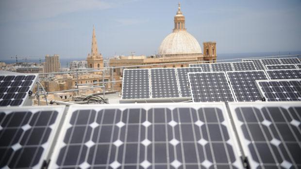 PV panels get their sun blocked out