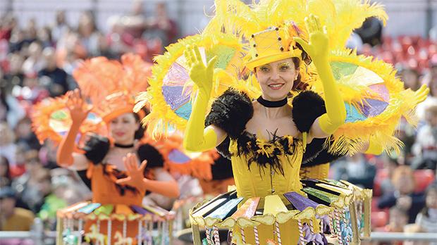 Sunday night storm fails to rain on carnival parade