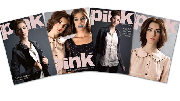 Four cover versions of Pink