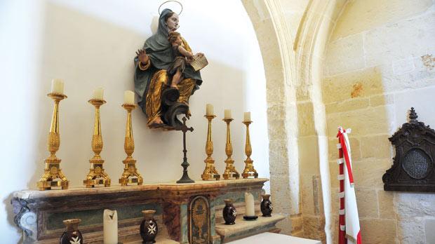 Statue of St Anne restored