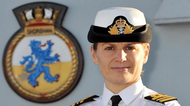 First woman in Royal Navy’s history to command warship